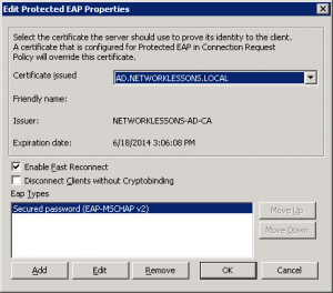 PEAP and EAP-TLS on Server 2008 and Cisco WLC