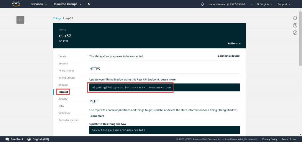 Connect ESP32 MicroPython to AWS IoT